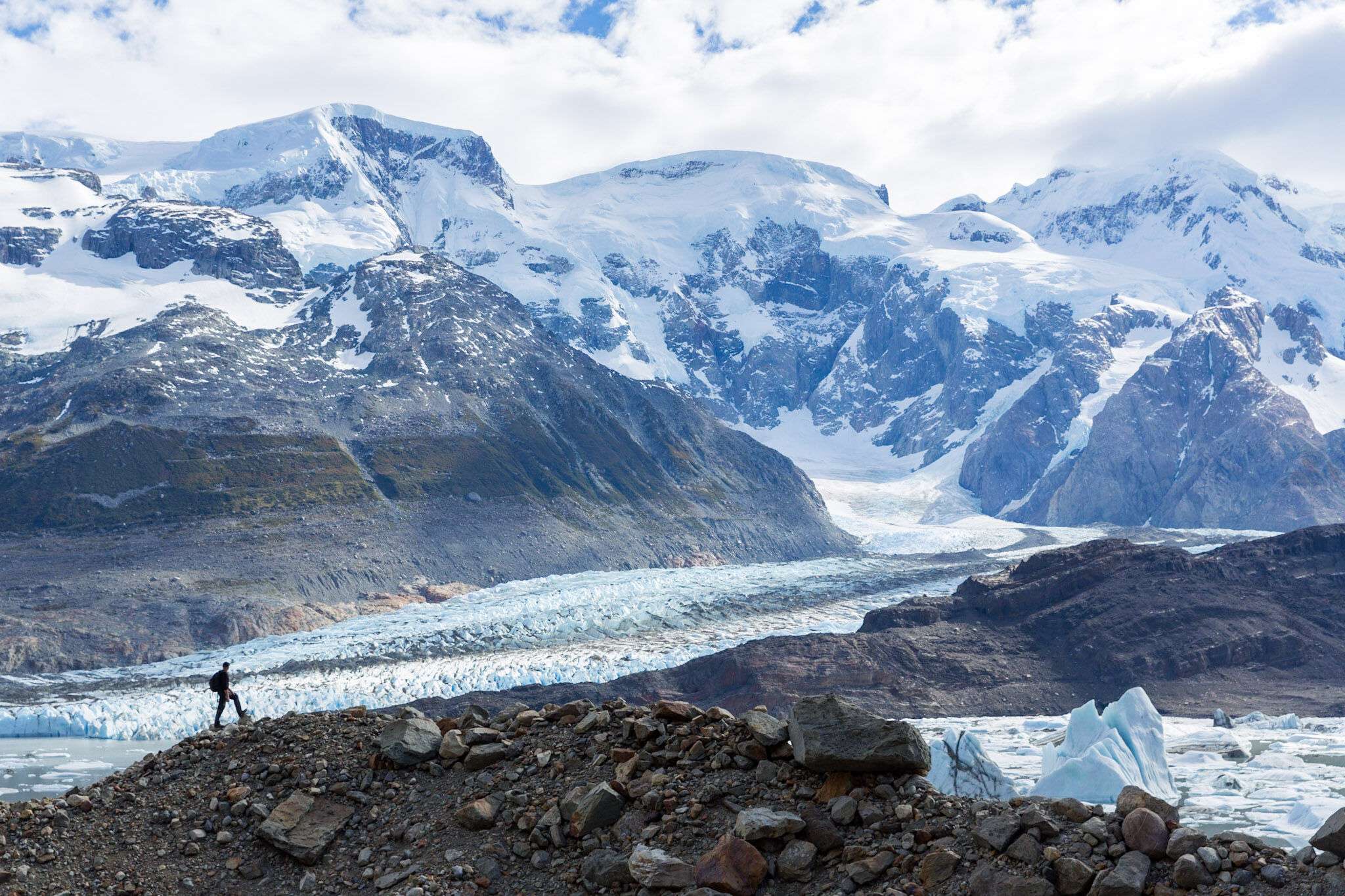 South Glacier. Adventure: Trekking to the southernmost glaciers of the ...